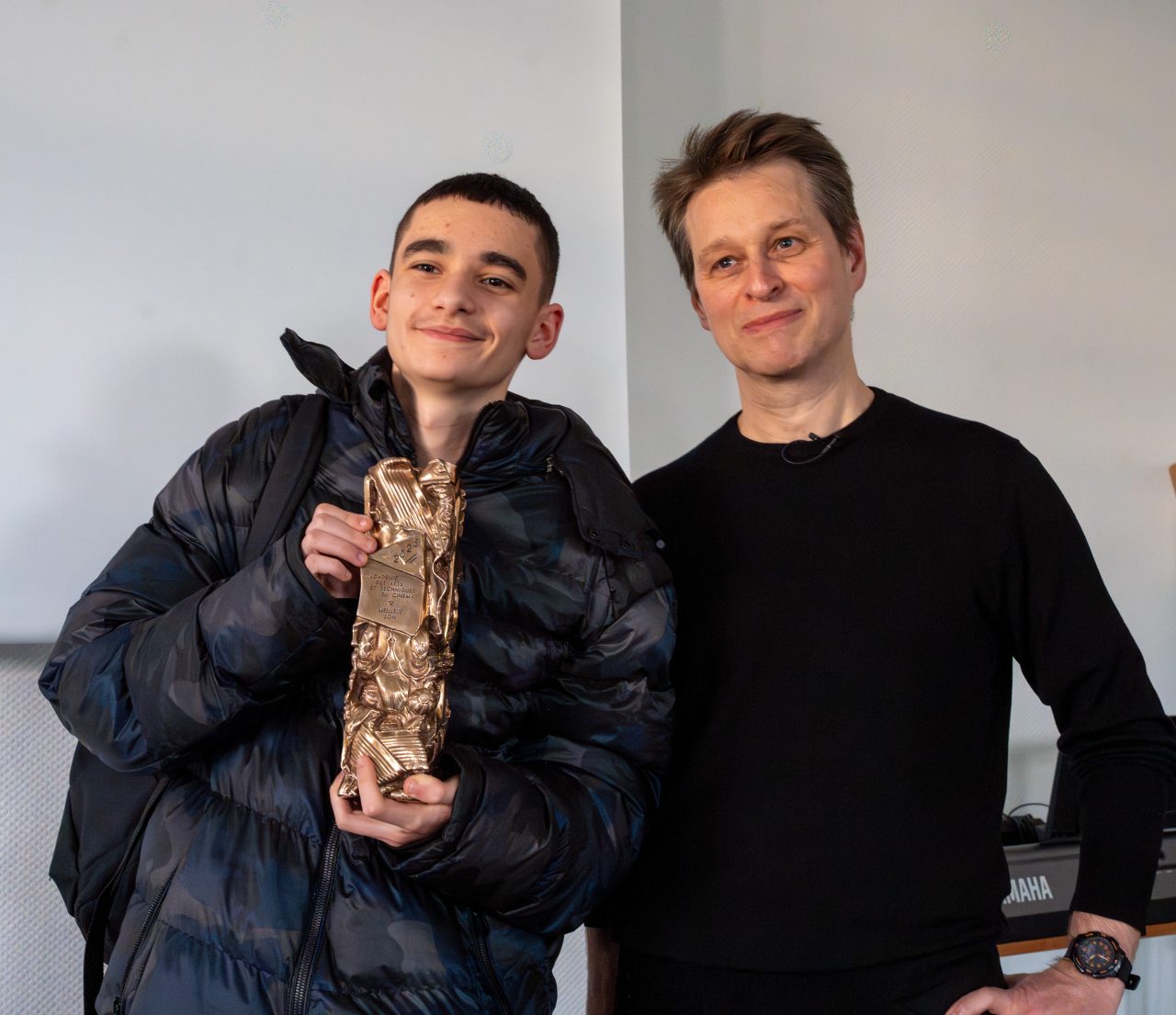 Aymeric Devoldère au Collège Marie Curie à Troyes (10) le 13 janvier ...